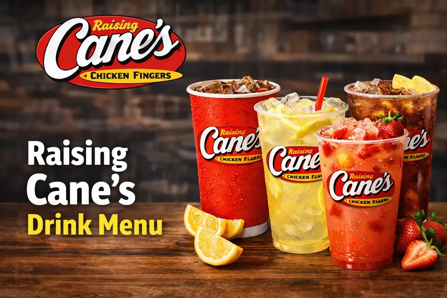 Raising Cane’s Drinks Menu With Prices 2026